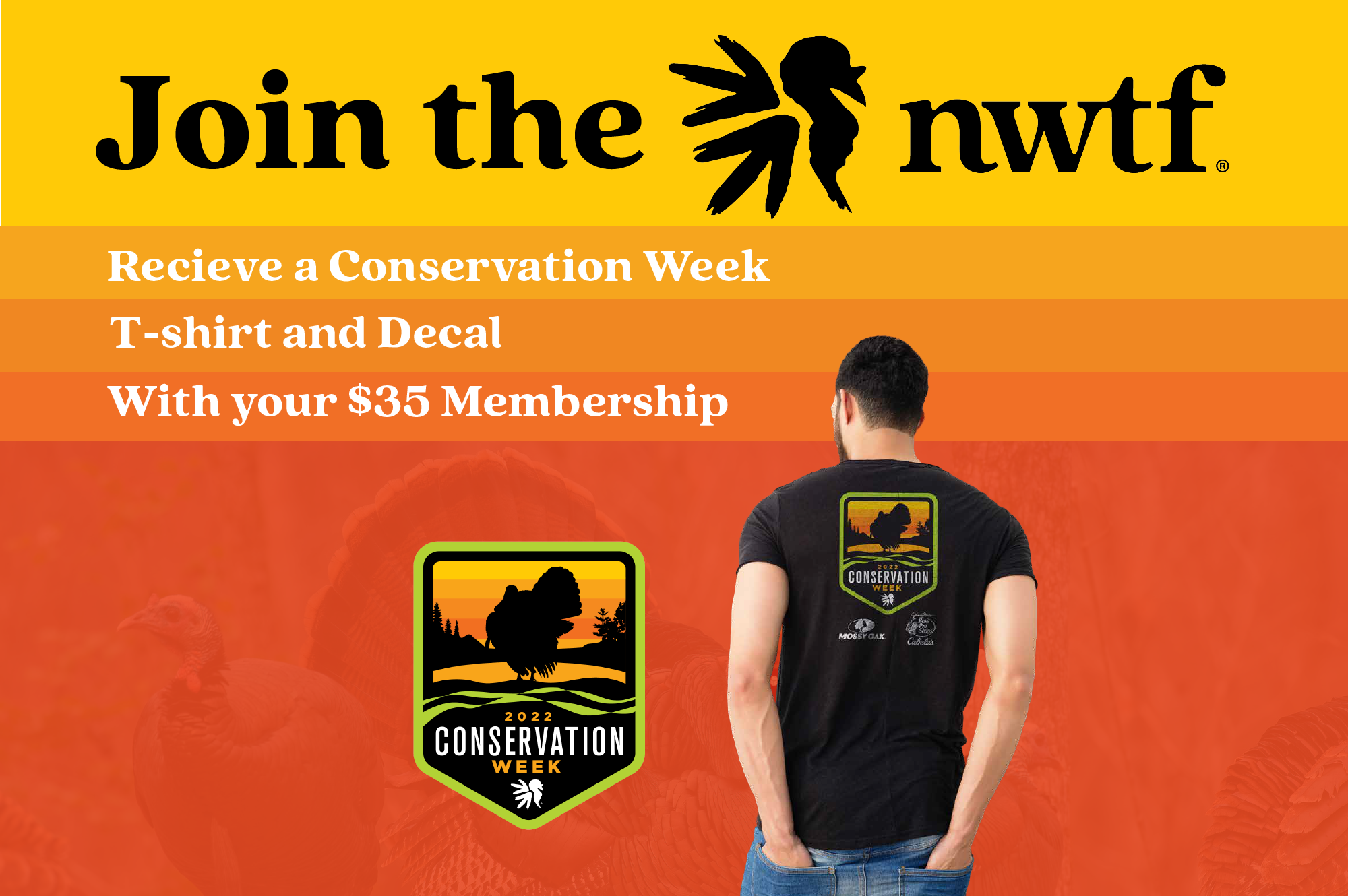 Conservation Week T-Shirt and Decal! - The National Wild Turkey Federation