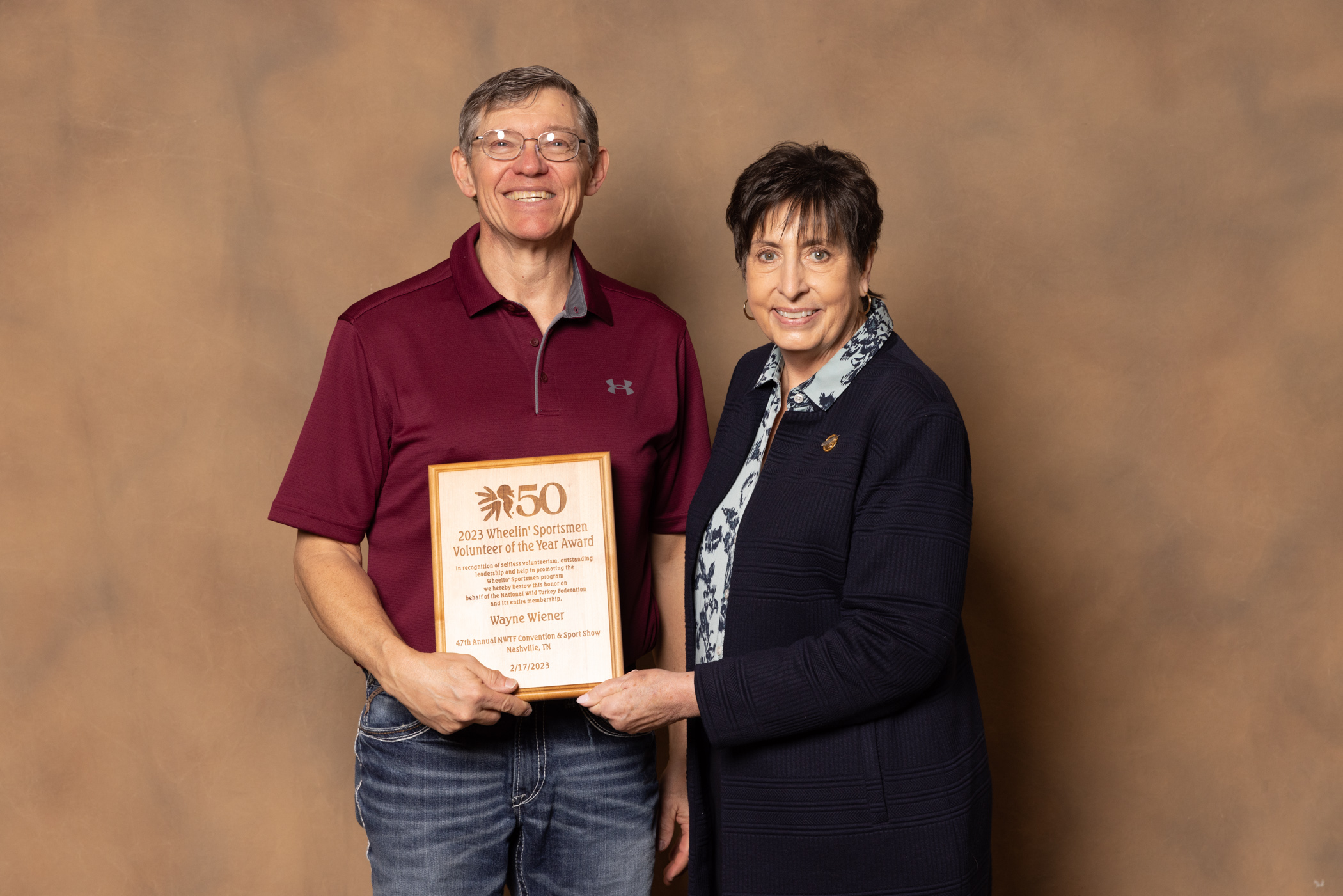 Wiener Receives National Volunteer Award - The National Wild Turkey ...