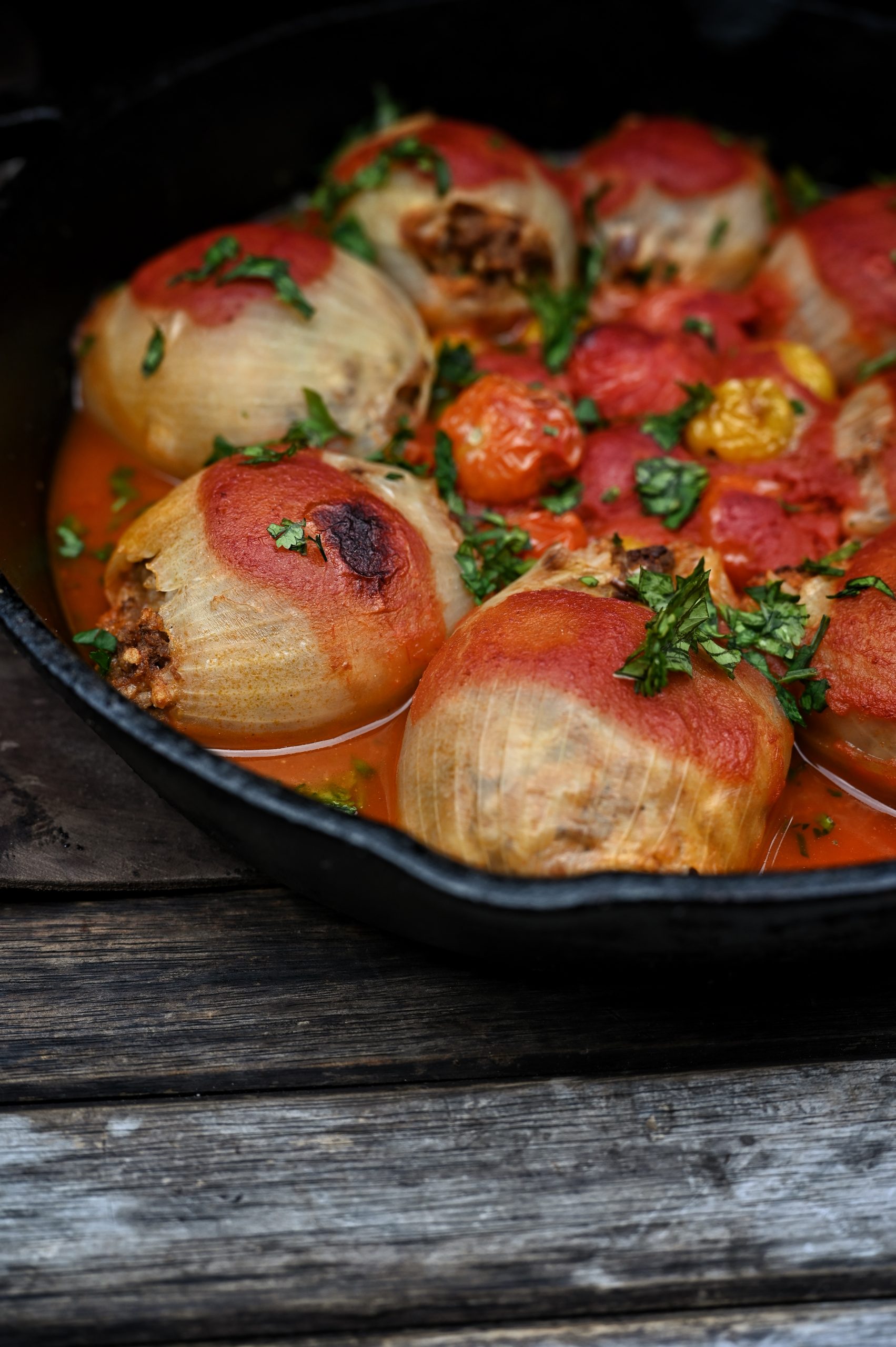 Middle Eastern Stuffed Onions Dolma with Ground Wild Turkey - The ...